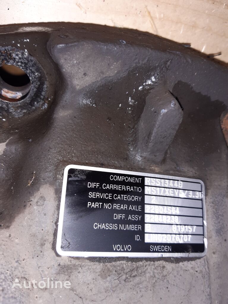 Volvo RSS 1344D 22848238 3.36 diferencijal za Volvo tegljača