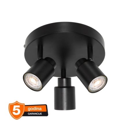 Ledvance Osram Primal PL crna spot lampa 3xGU10 ( 4099854587382E )