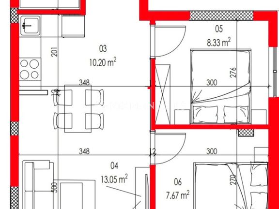 Trosoban stan PETROVARADIN, 101140€