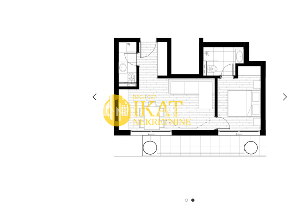 Lekino brdo, Rade Končara novogradnja 41,93m2 + pdv ID#4444