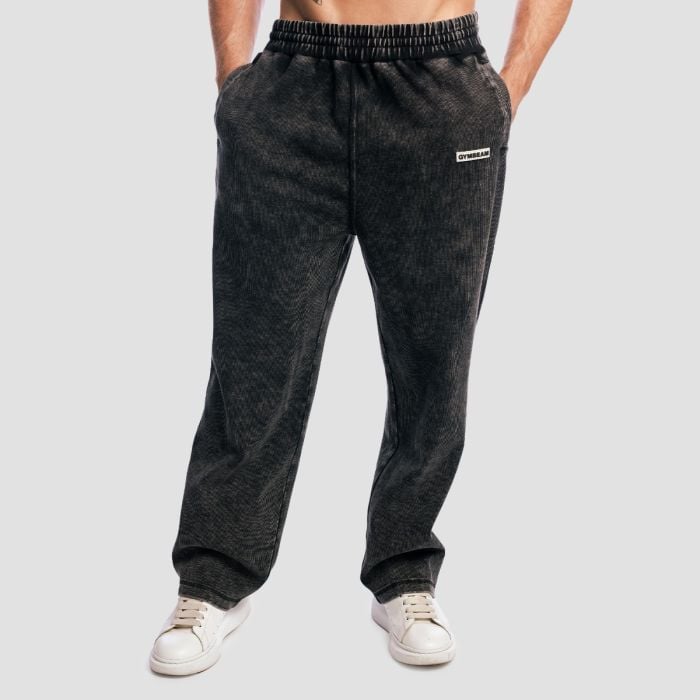 Muška trenerka Aura Washed Black - GymBeam