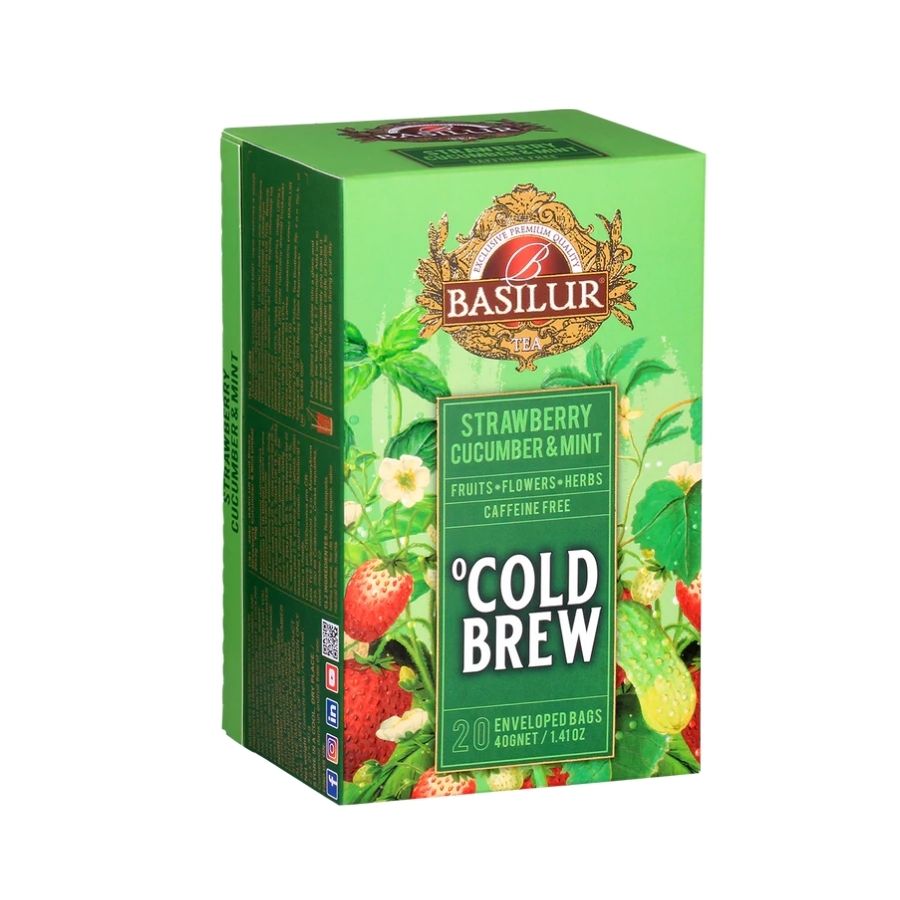Basilur Cold Brew Collection- Jagoda, Krastavac i Menta 20×1
