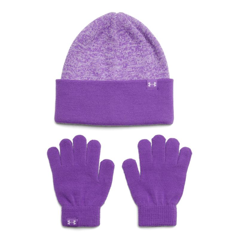 Under Armour Girls' UA Beanie/Glove Combo