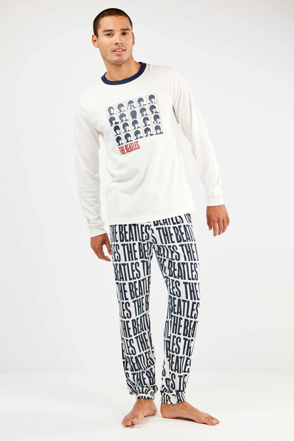The Beatles men's jersey-knit pyjamas set