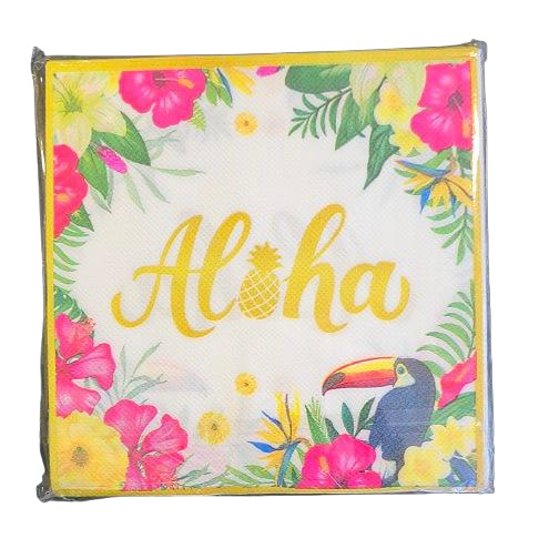 SALVETA DEKOR 20/1 BELA-ALOHA 2SL 33X33