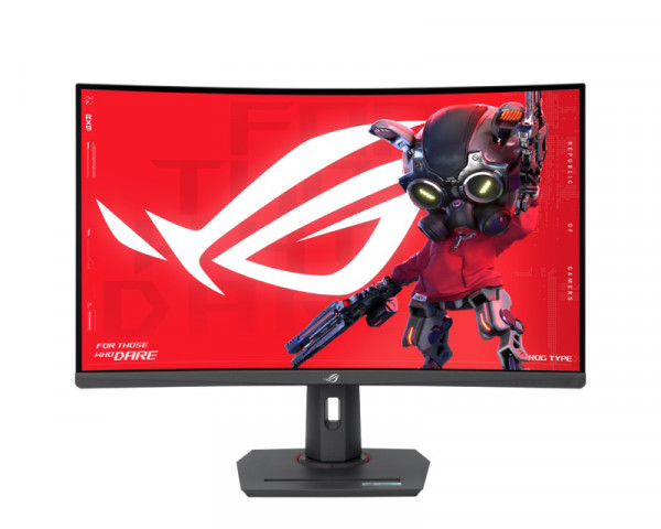 ASUS 32 inch ROG Strix XG32WCS USB Type-C Gaming zakrivljeni monitor crni