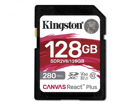 KINGSTON Memorijska kartica SDR2V6/128GB 128GB SDXC UHS-II 280R/150W U3 V60