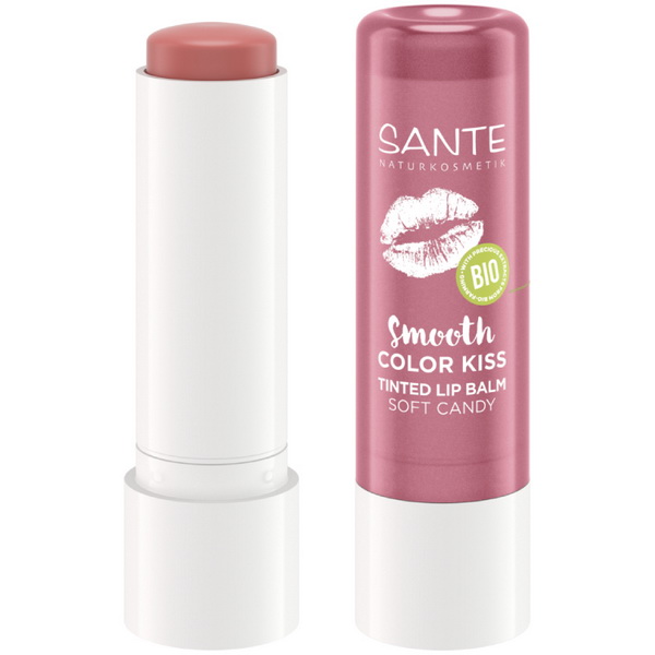 Sante smooth color kiss balzam za usne 03 Soft Candy 4,8g