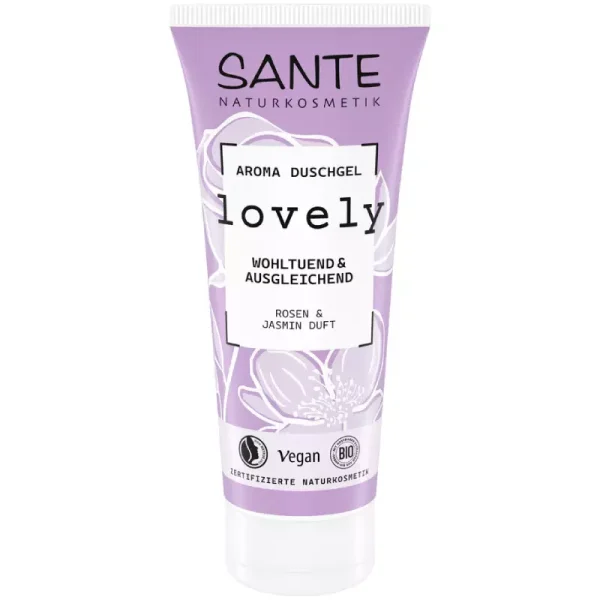 Sante Lovely Aroma gel za tuširanje ruža i jasmin 200ml