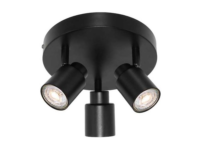 Crna spot lampa sa 3 GU10 grla Bez sijalica Osram Primal PL