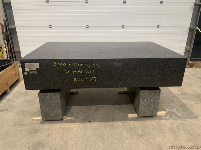 Granit mermer
ATELIERS MAITRE 2000 x 1200 x 400 mm