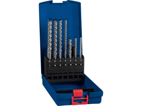 BOSCH plavi alat 7-delni set EXPERT 7X SDS-Plus burgija za beton, sa karbidnom glavom sa 4 sečiva, 2608900195