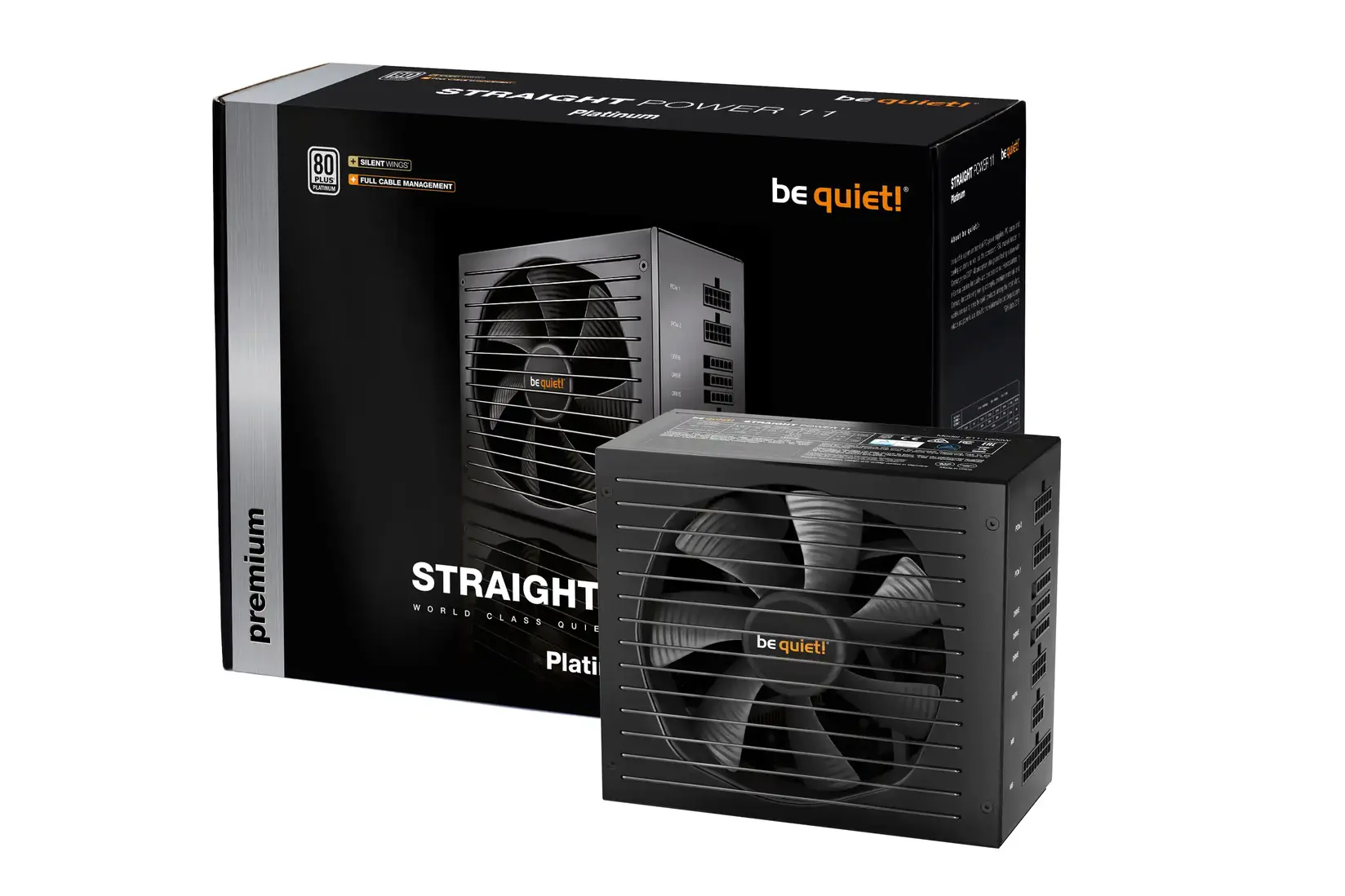 BE QUIET! Napajanje Straight Power 11 Platinum 1200W BN310 crno
