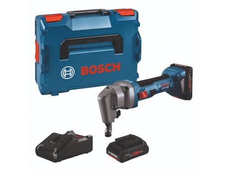 BOSCH GNA 18V-16 E akumulatorska grickalica za lim 18V; 2 x ProCORE 18V 4,0 Ah + L-Boxx kofer (0601529601)