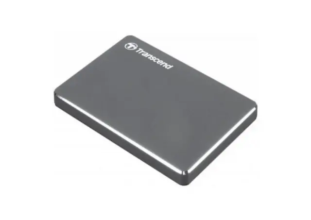 TRANSCEND Hard disk E2.5", 2 TB, USB 3.0 TS2TSJ25C3N, Sivi