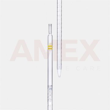 ISOLAB graduisana pipeta, 2 ml, Klasa AS, 1 kom