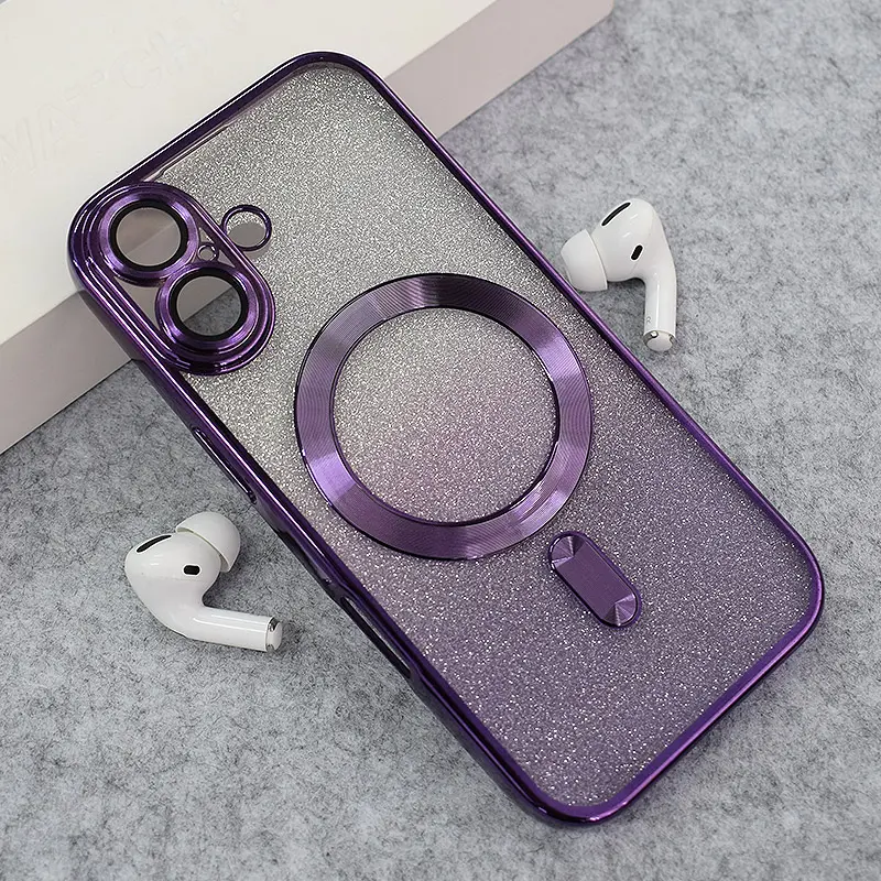 Maska za iPhone 17 Mag Case Electroplated ljubičasta