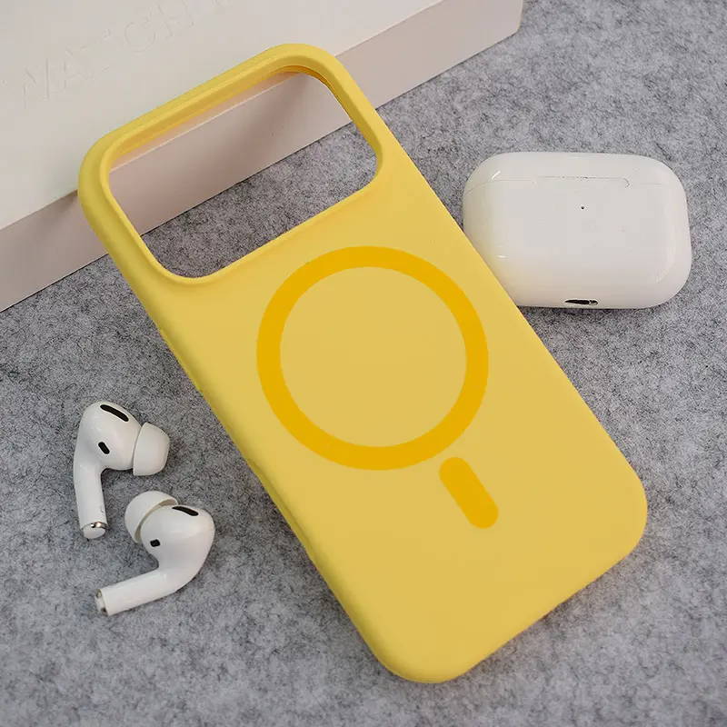 Maska za iPhone 17 Pro Max Mag Case PureTone žuta