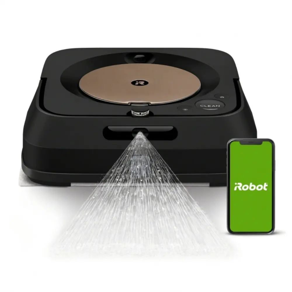iRobot Robot brisač Braava Jet m6132, 460 ml, Crni