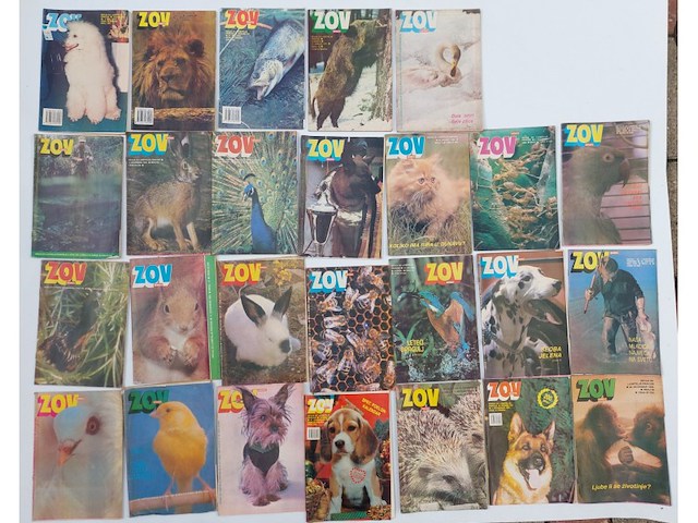 OGROMAN LOT 101 kom CASOPISA REVIJA ZOV JUGOSLAVIJA