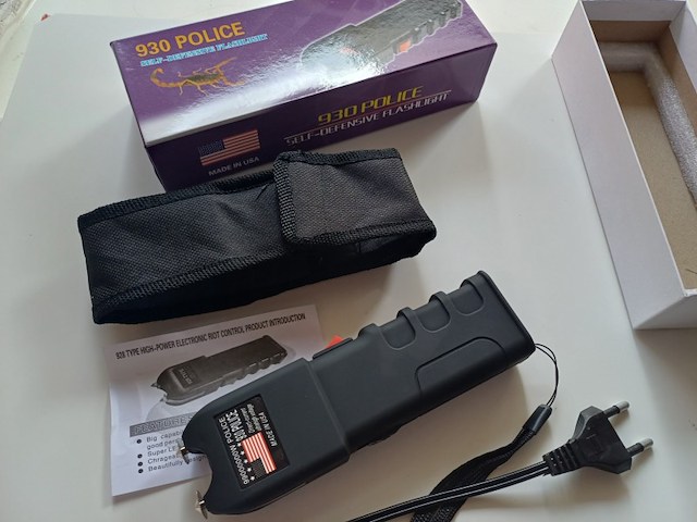 STUN GUN ELEKTROSOKER MOD.930 NAJJAČI 2025g