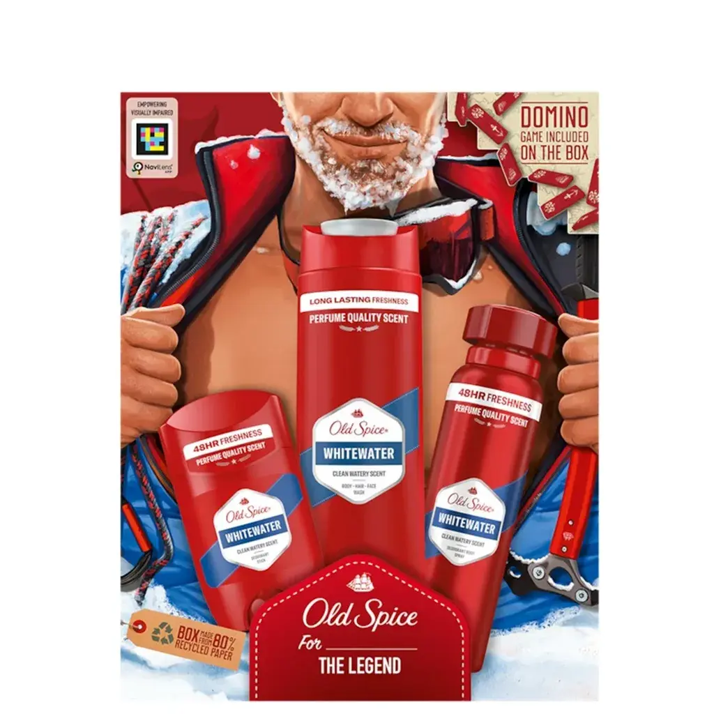 Old Spice Set za muškarce Whitewater, 3 komada