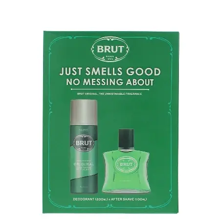 Brut Muški set Original, Dezodorans 200ml+after shave 100ml