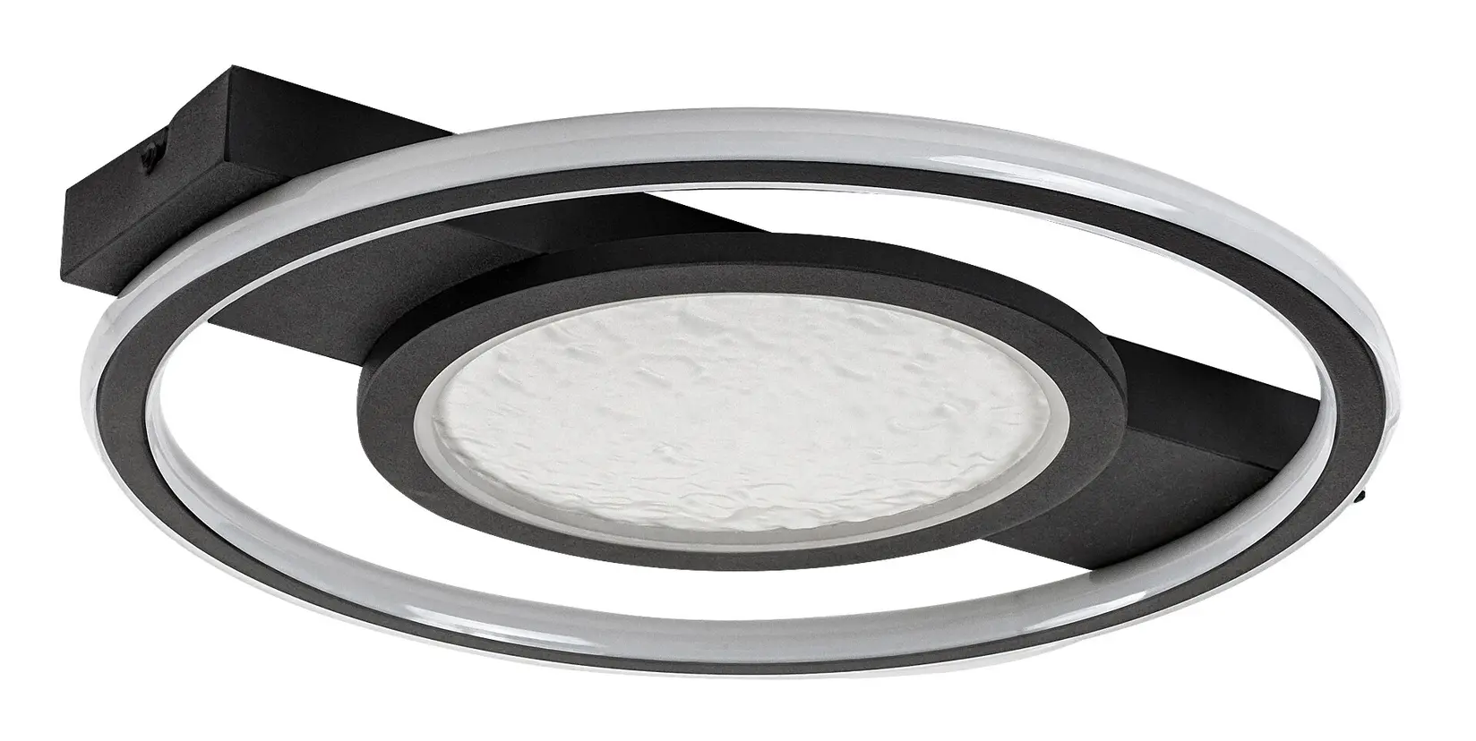 Rabalux LED plafonjera Aranis, 50W, 3000K, ø41cm, Crna