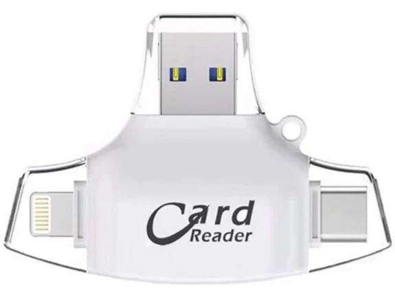JWD Citac kartica SD microSD na Type C Lightning USB 2.0 JWD-84