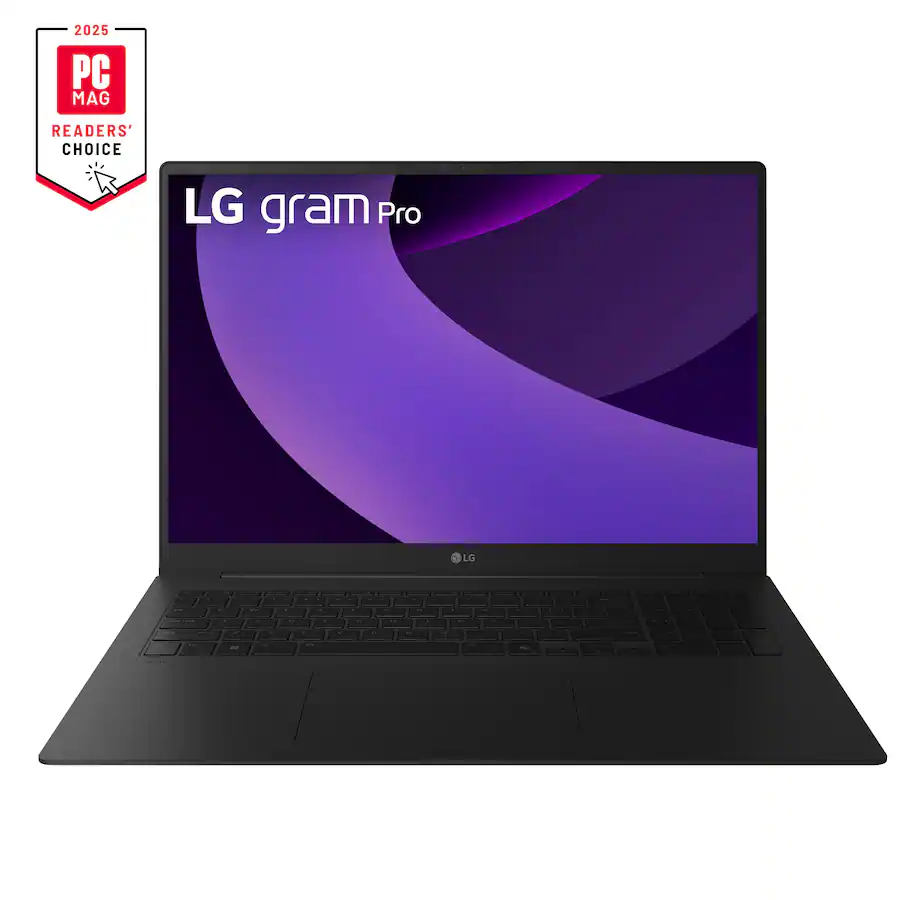 LG - gram Pro 17” Laptop - Intel Core Ultra7 255H with 32GB RAM - 2TB SSD - Obsidian Black