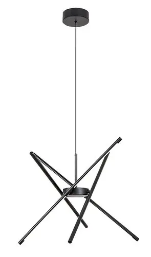 Rabalux Visilica Henli2, LED, 40W, 3000K, 66x66cm, Crna
