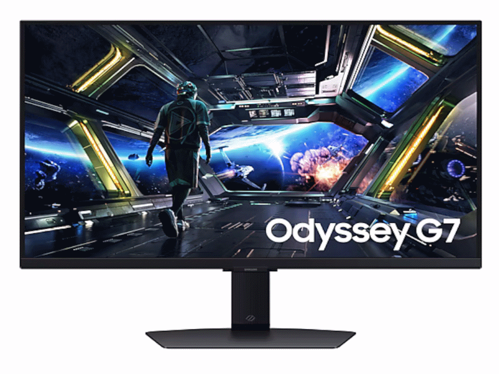 Monitor SAMSUNG 27 Odyssey G7 LS27DG702EUXDU, IPS, UHD, 144Hz, 1ms MPRT, HDMI, DP, USB, Freesync, Pivot, gamingID: EK000787279