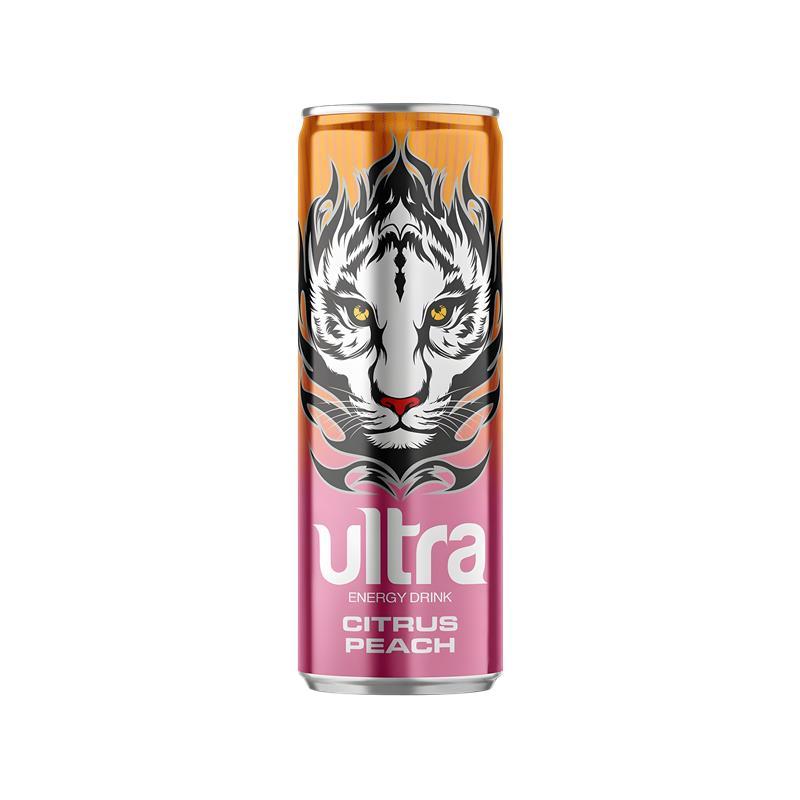 Energetsko Piće Ultra Citrus Peach 0,25L Limenka