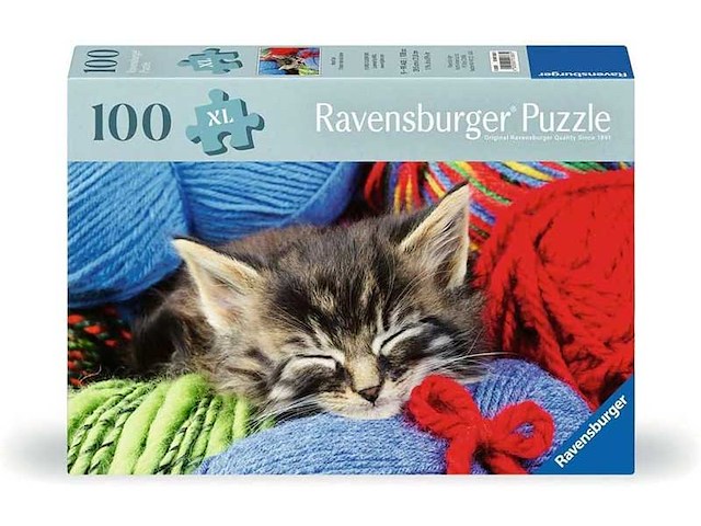 Puzzle 100XL delova Vuneno mače Feel well and Puzzle Ravensburger 12001363