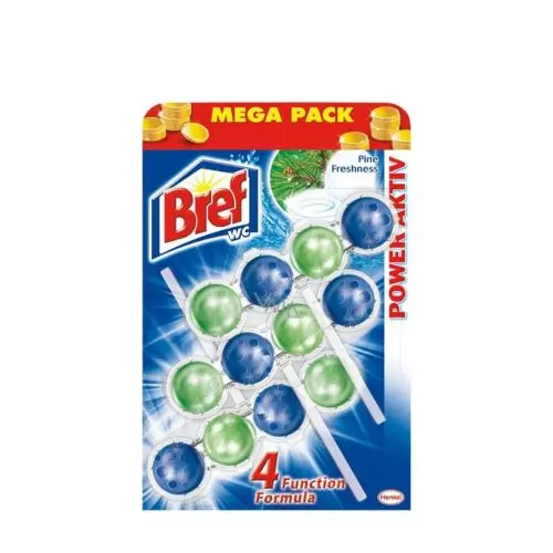 Bref WC osveživač kuglice bor 3x50g