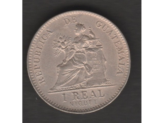 1 Real - 1912 - Guatemala, Gvatemala