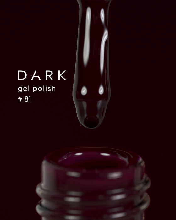 DARK GEL POLISH #81 6 ml