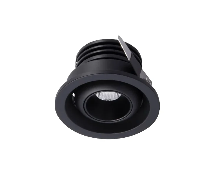 Mantra Neptuno Ugradna lampa crna led 3W 3000K