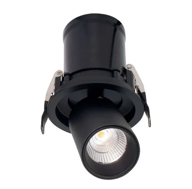Mantra Garda Ugradna lampa crna led 12W 2700K