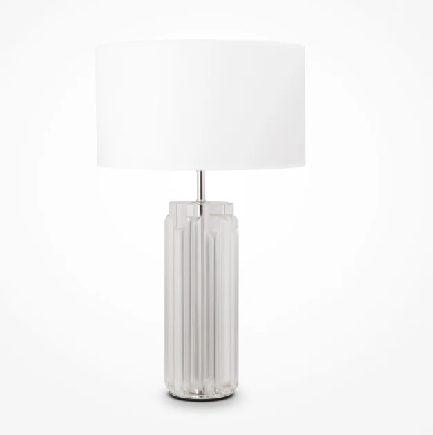 Maytoni Muse stona lampa hrom-bela E27x1 60W 320mm