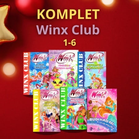 Komplet od 6 knjiga Winx Club
Winx Club - Budi kao mi
Winx Club - Plava čarolija
Winx Club - Misterija ispod nule
Winx Club - Neprijatelj u opasnosti
Winx Club - Pijukanje za majstore magije
W...