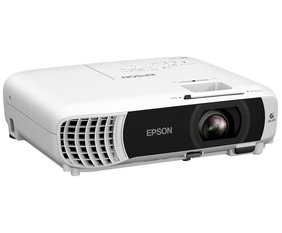 Epson WXGA 3LCD Projector, 4000 Lumens, WiFi, 2×HDMI – EB-W55
