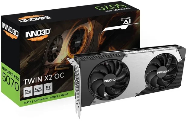 INNO3D NVIDIA RTX 5070 X2 12GB N50702-12D7-195064N