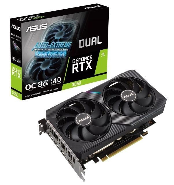 ASUS Dual GeForce RTX™ 3050 V2 OC Edition 8GB GDDR6