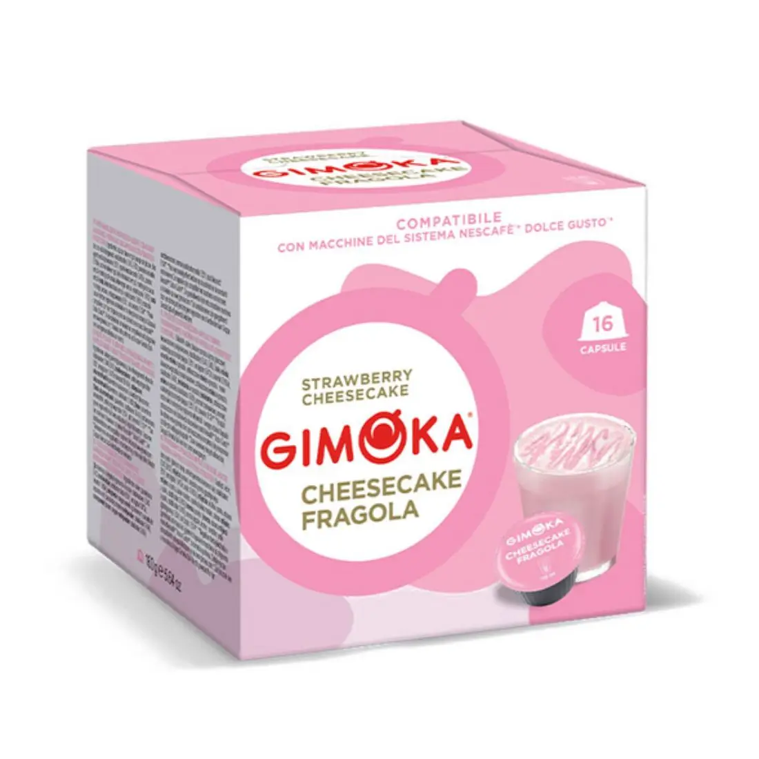 Gimoka Kapsule za kafu Dolce Gusto, Cheesecake Fragola, 16 komada