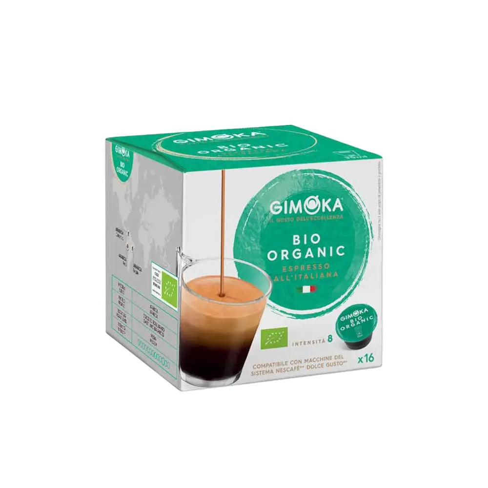 GIMOKA Kapsule za kafu za Dolce Gusto, Bio-Organic, 16 komada