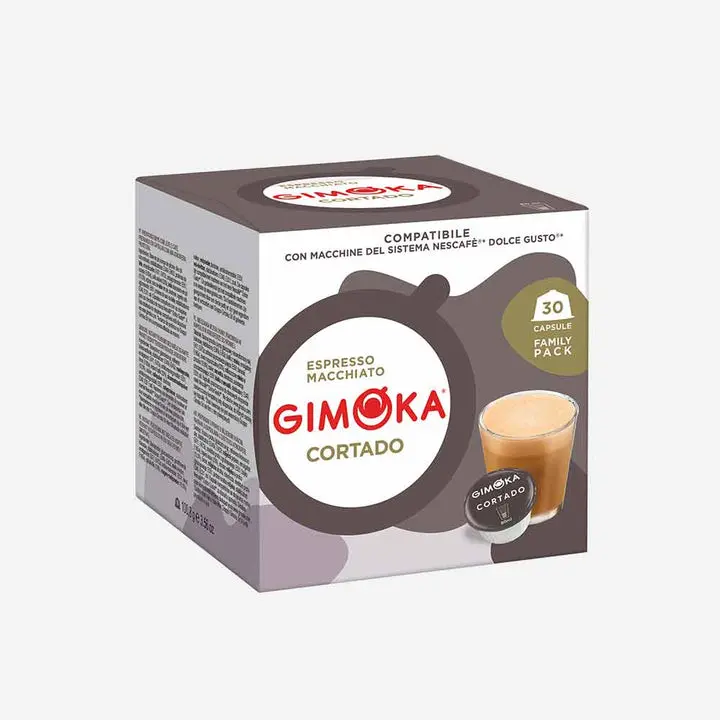 GIMOKA Kapsule za kafu za Dolce Gusto Espresso Macchiato Cortado, 30 komada