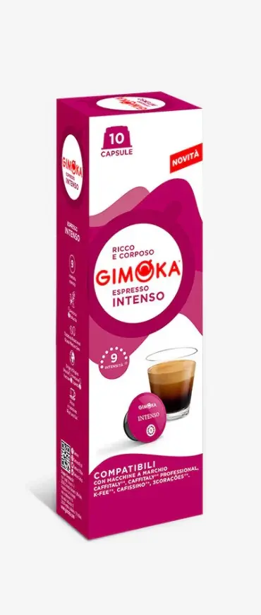 GIMOKA Kapsule Caffitaly za kafu Intenso, 10 komada