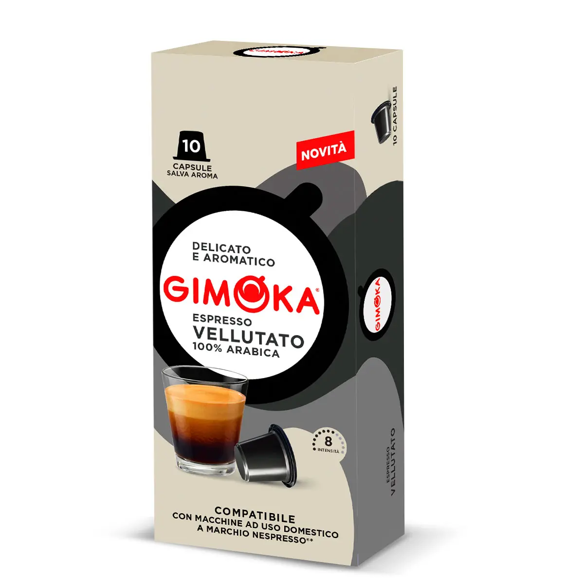 GIMOKA Kapsule Vellutato Nespresso 10/1