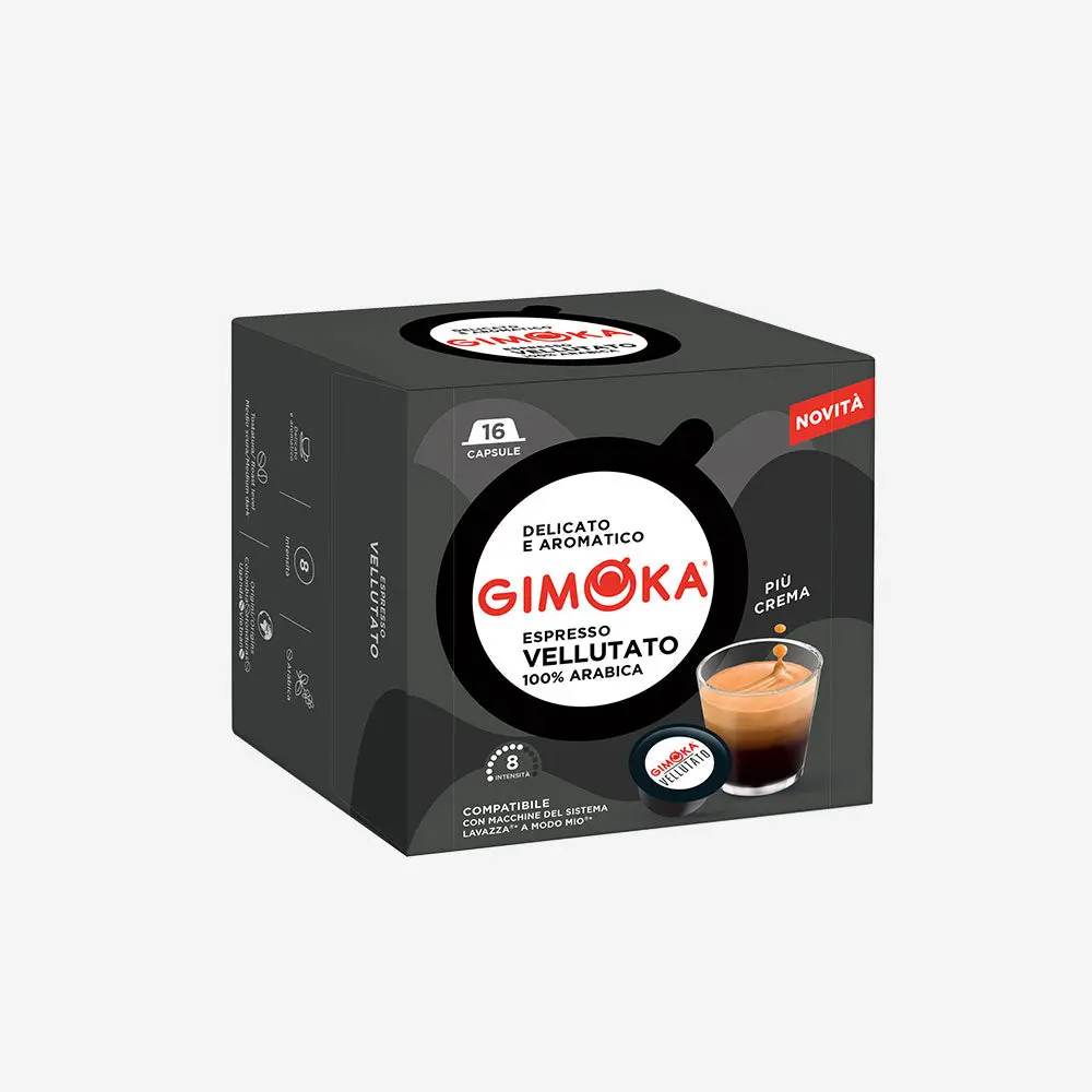 GIMOKA Kapsule za kafu Vellutato, Lavazza a Modo Mio, 16 komada